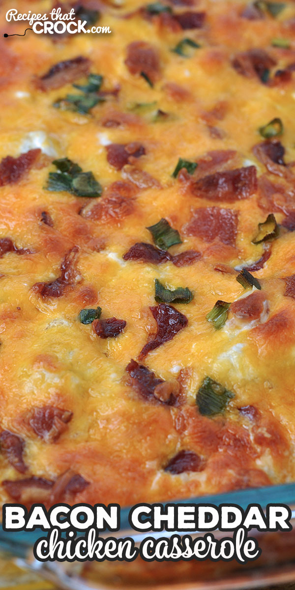 Low Carb Bacon Cheddar Chicken Casserole (Oven Recipe) - Recipes That ...