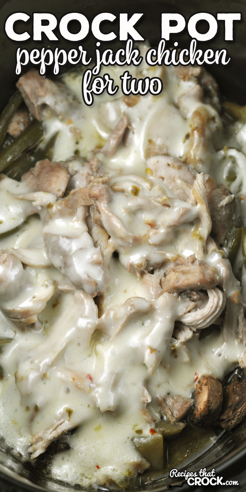 Crock Pot Pepper Jack Chicken for Two - Recipes That Crock!