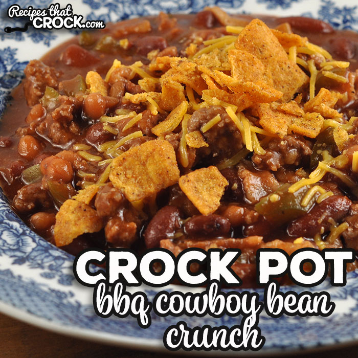 Crock Pot BBQ Cowboy Bean Crunch - Recipes That Crock!