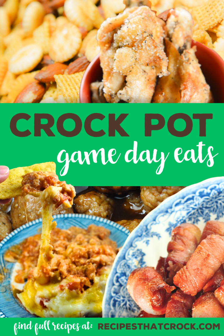 Game Day Eats to Throw in the Crock Pot - Recipes That Crock!